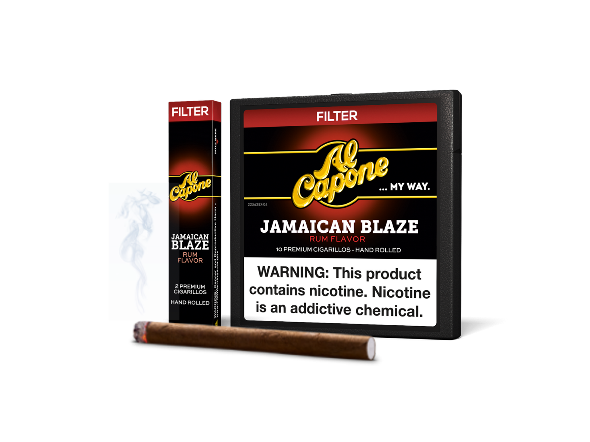 Jamaican Blaze Filter Cigarillos | Rum-Flavored | Al Capone
